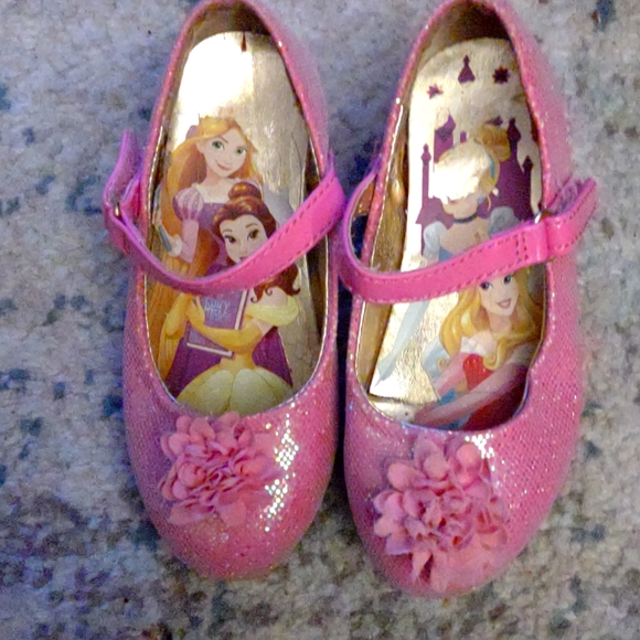 Disney | Shoes | Disney Princess Pink High Heel Shoe With A Flower On ...